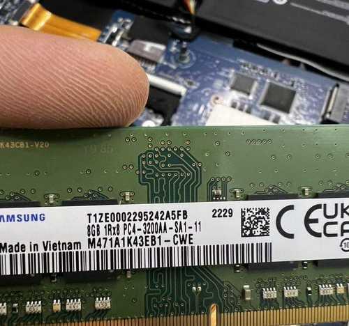 Оперативная память ddr4 16gb (2х8gb) 3200 Samsung