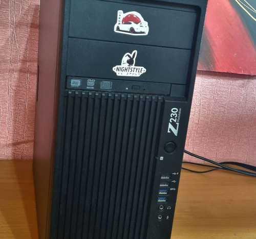 Hp Workstation Z230(i7/16gb/SSD Intel+HDD/RX480)