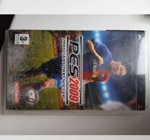 Pro evolution soccer Pes 2009 PSP лицензия