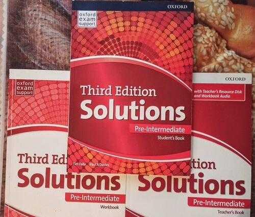 Учебник Solutions 3rd Edition Pre-Intermediate