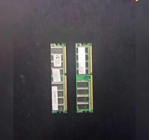 Оперативная память DDR2(x2) 1GB