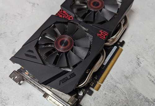 Видеокарта asus GeForce Strix GTX 960. DDR5, 2гб