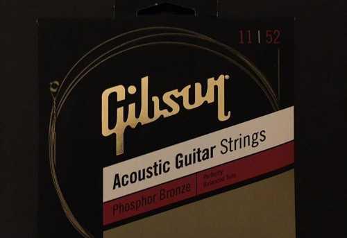Струны аккустические Gibson Phosphor Bronze 11-52