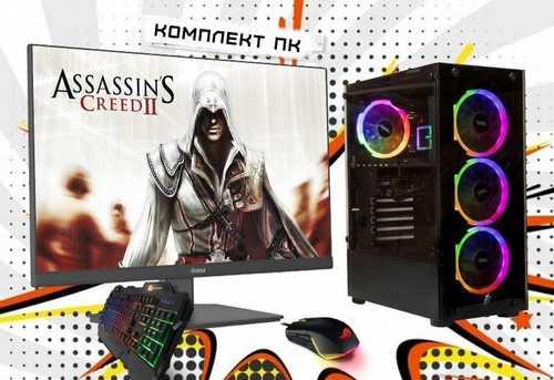 Игровой пк i5-12400F rх 6600 + Assassin's Creed 2