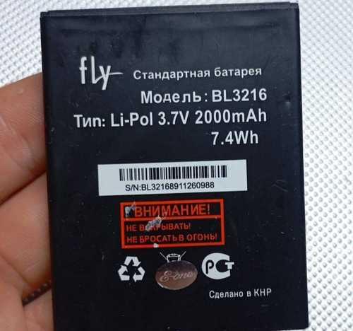 Fly IQ4414 Quad Evo Tech 3. Аккумулятор. BL3216