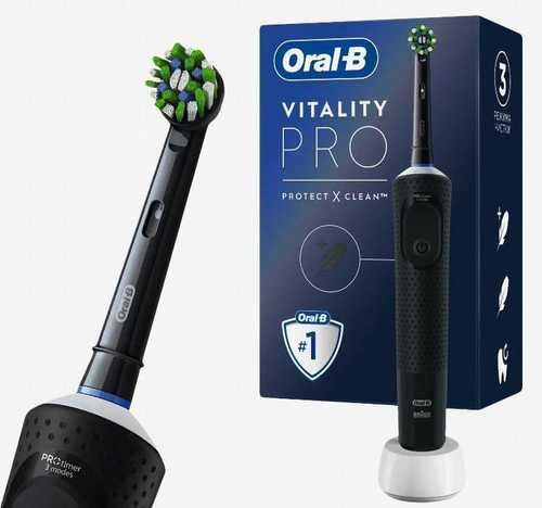 Электрическая зубная щетка oral b vitality pro