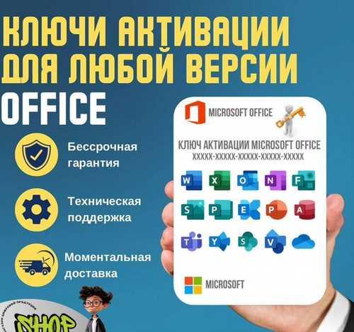 Microsoft office 365/2021/2024 (все версии)