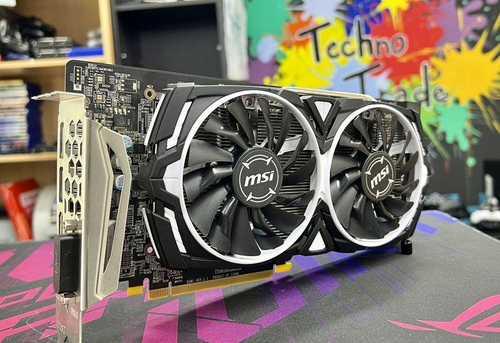 Игровая видеокарта MSI armor RX480 8gb