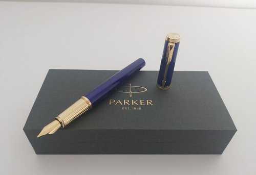 Перьевая ручка Parker Ingenuity Blue GT F