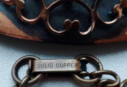 Ожерелье в стиле бохо *solid copper*