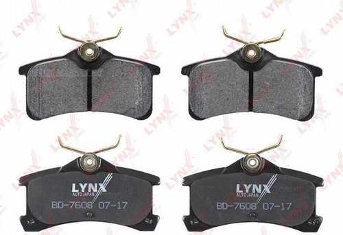 Lynxauto BD-7608 Колодки тормозные дисковые зад