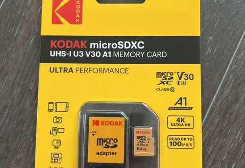 Карта памяти micro sd Kodak 64MB