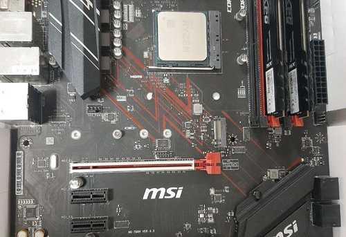 Материнская платаb450 с процессором r5 5600x