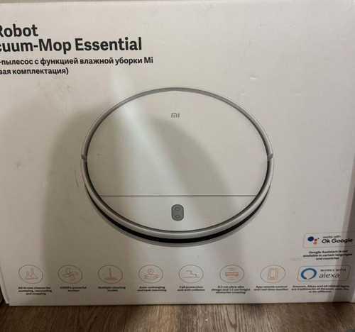 Робот пылесос xiaomi mi robot vacuum mop essential