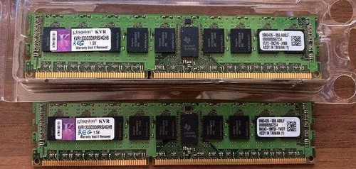 Озу Kingston 4 гб DDR3 1333 мгц KVR1333D3D8R9S/4G