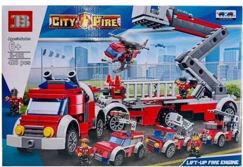Лего B city fire "Пожарная машина и команда пожарн