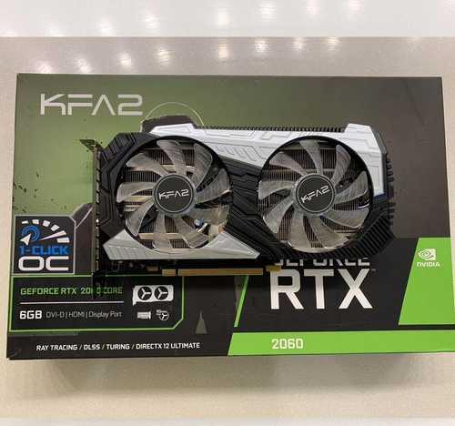 Видеокарта RTX 2060 6gb KFA2 с коробкой