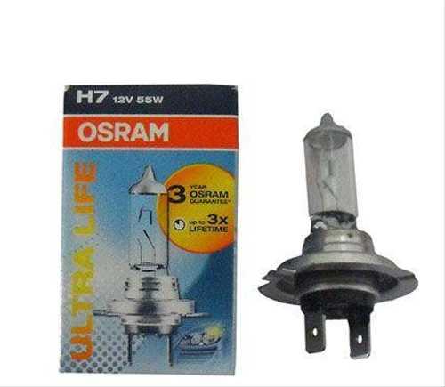 Автолампа osram H7 12V 55W P26d Ultra Life Time (6