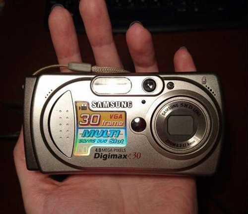 Фотоаппарат samsung Digimax 430, исправный