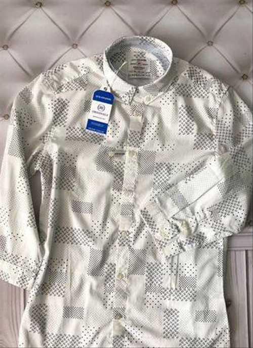 Рубашка Jack&Jones оригинал 100 хлопок Размер S Ка