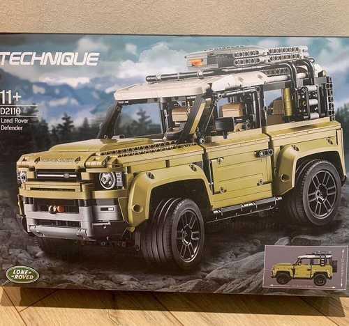 Конструктор аналог lego technic land rover