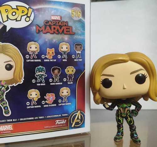 Фигурка Funko Pop Marvel — Captain Marvel (516)