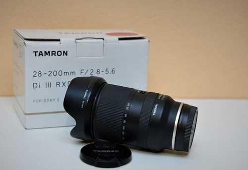 Объектив Tamron 28-200mm 2.8-5.6 Di III RXD Sony E