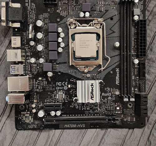 Процессор i5 10400f   asrock h470m-hvs