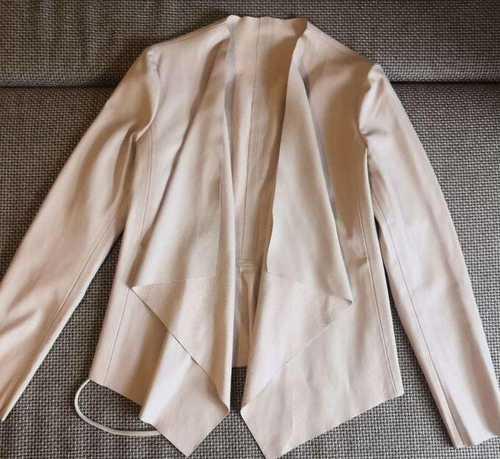 Кожаный блейзер жакет куртка Zara 42-44 размер
