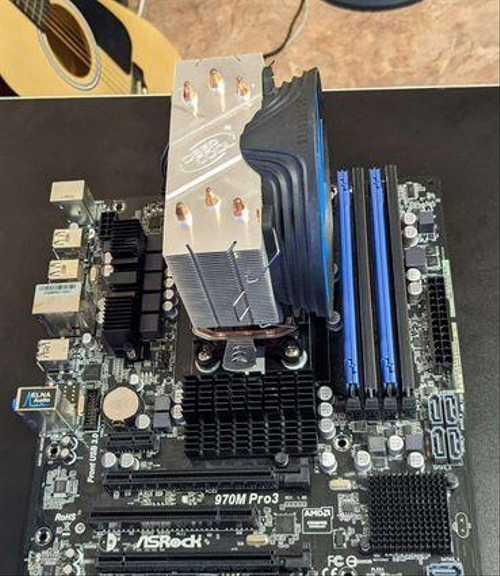 AMD fx8320e + Asrock 970m pro3 + 16 gb озу