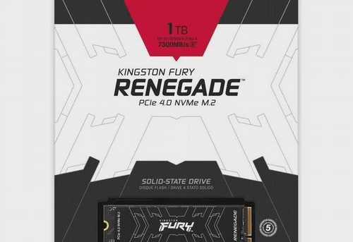 SSD накопитель Kingston fury Renegade 1тб PCIe 4