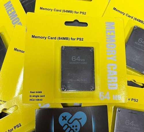 Memory Card для fmcb PlayStation 2 64mb PS2 PS