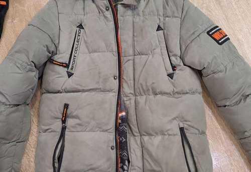 Куртка зимняя для мальчика 140 146