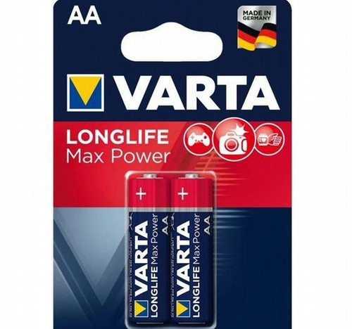 Батарейка AA Longlife Max Power LR6 (упаковка 2 шт) Varta 04706101412