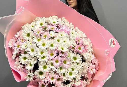 Букет гигант из хризантем цветы и доставка