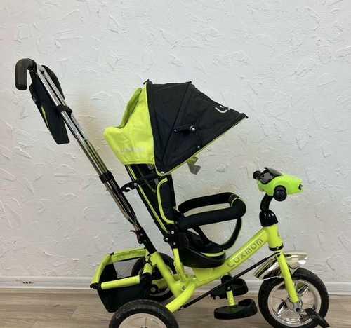Детский велосипед с ручкой luxmom