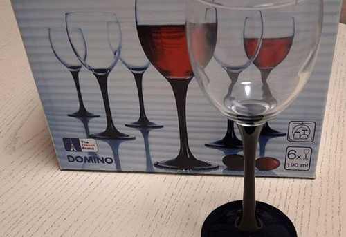 Набор бокалов для вина "Домино" 6шт