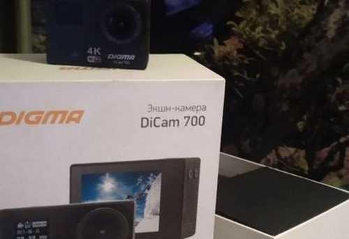 Экшен камера Digma DICam 700