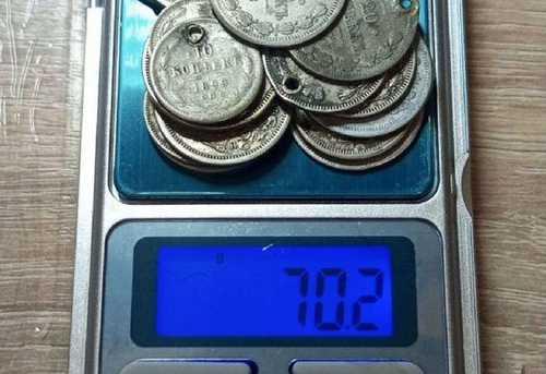 Монеты с монисто, серебро