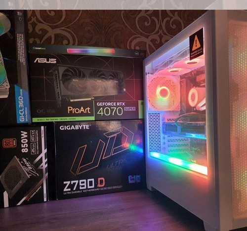 Топовый Core i5-14600KF/Z790 Asus RTX4070 Super