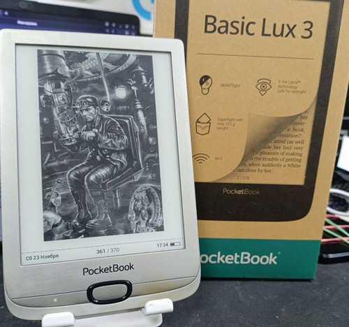 Электронная книга pocketbook 617 basic lux3