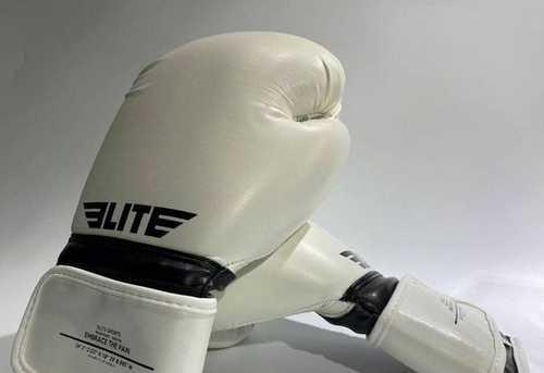 Боксерские перчатки Elite Boxing white