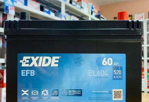 Аккумулятор Exide EFB 60 Ач на Mazda CX c i-stop