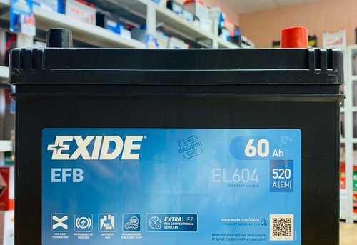 Аккумулятор Exide EFB 60 Ач на Mazda CX c i-stop