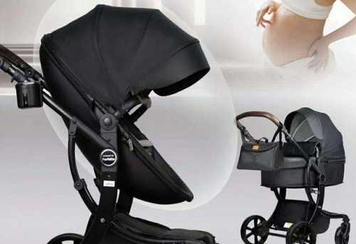Коляска Aimile black PRO. 2в1/3в1