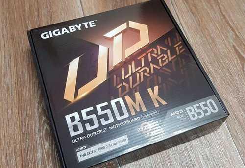 Материнская плата gigabyte B550M K новая