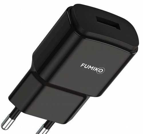 Зарядное устройство fumiko CH10 1USB 2.1А черное