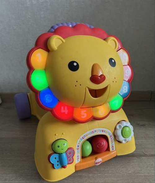 Каталка ходунки Fisher price Лев