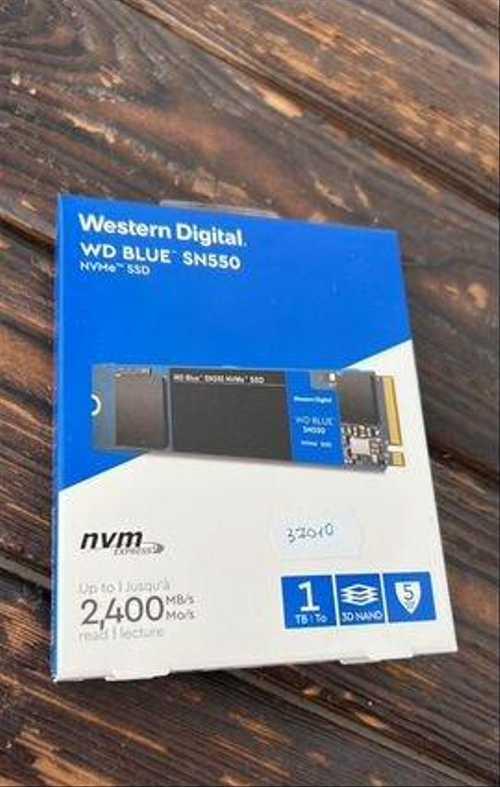 SSD накомпитель WD Blue SN550/NVMe 1000гб fhn37010
