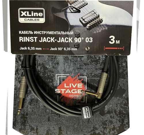 Кабель инструментальный 3 м xline Cables rinst jac